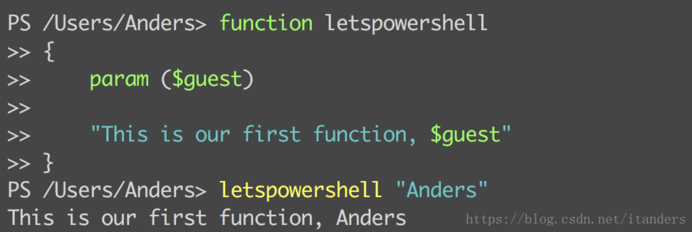 从零开始学powershell7编写一个函数体powershell怎么编写函数 Csdn博客