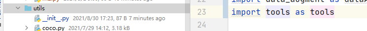 ModuleNotFoundError: No module named ‘utils.tools‘； ‘utils‘ is not a package import用法 ...