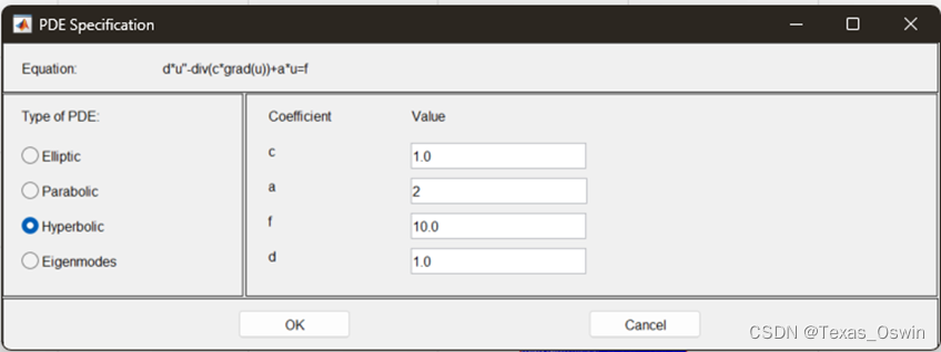 Matlab中偏微分方程工具箱基础用法_matlab pde工具箱-CSDN博客
