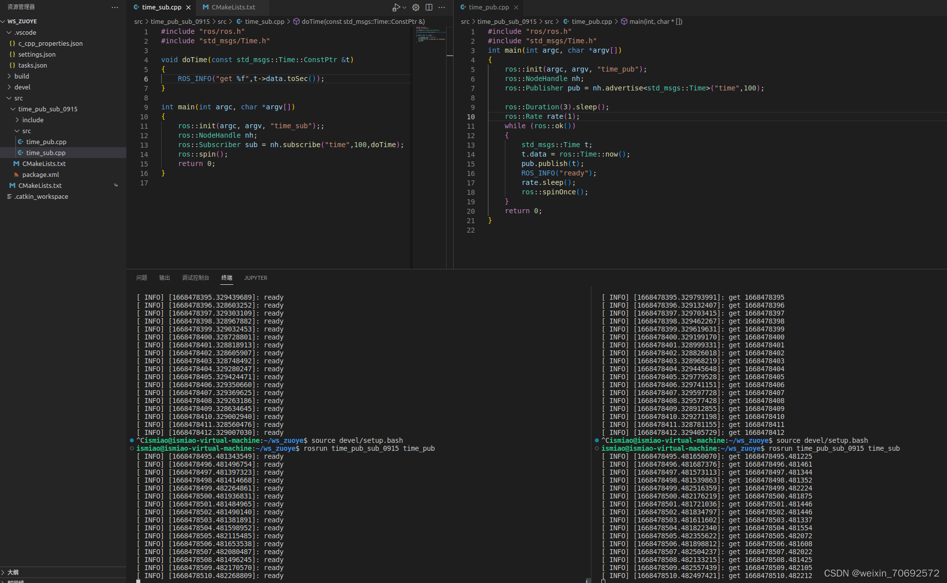 ROS话题通信_std_msgs time-CSDN博客
