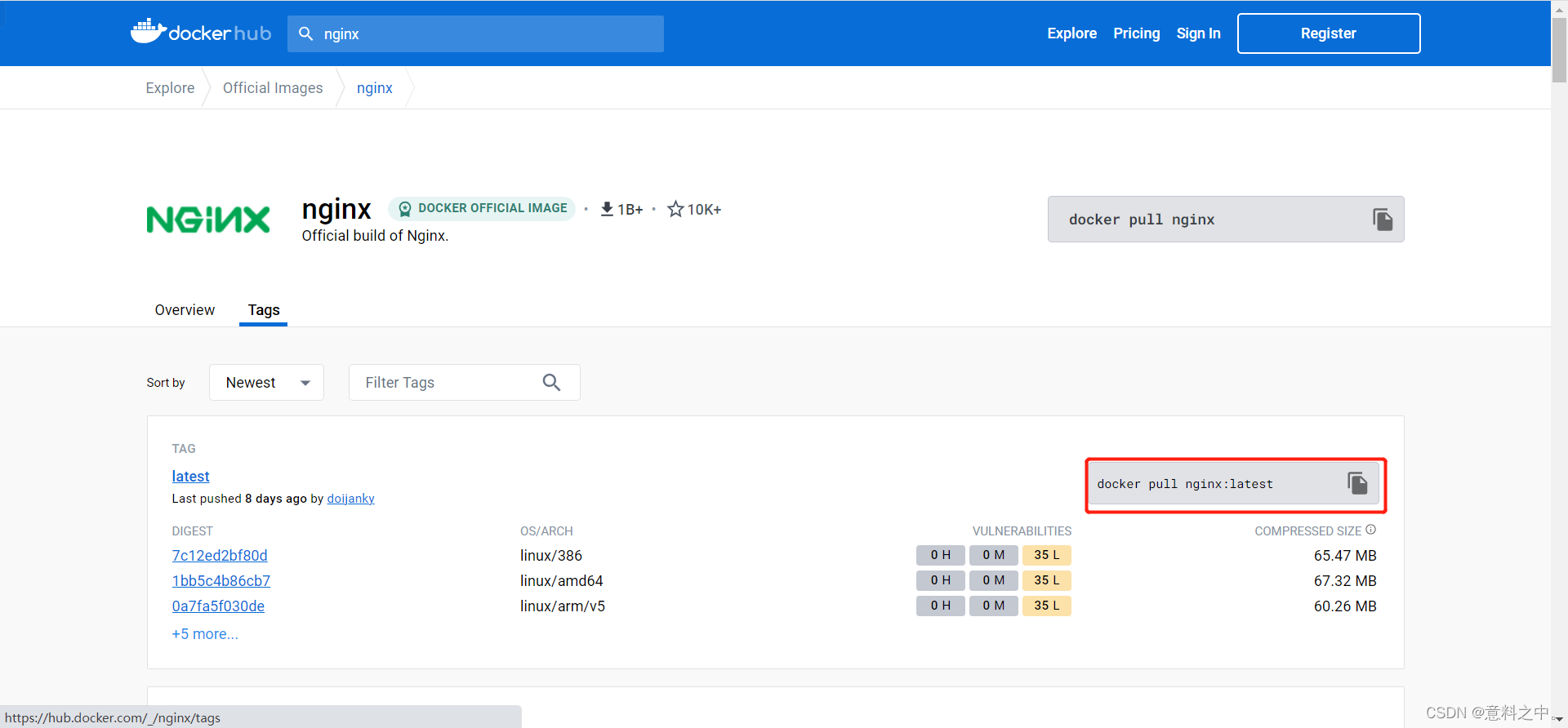 Docker安装nginx Docker 安装nginx Latest Csdn博客