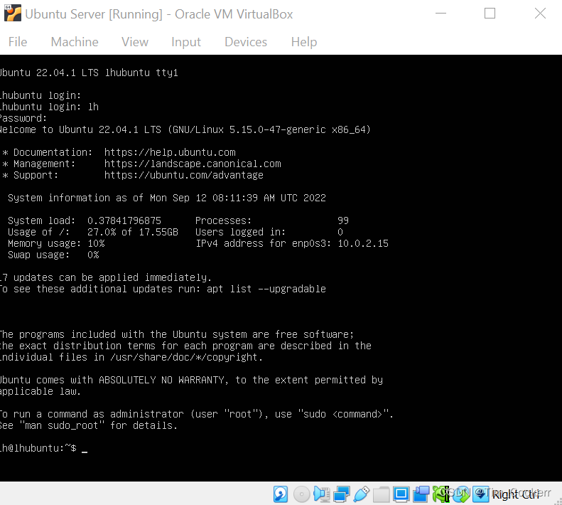 安装Ubuntu Server_try or install ubuntu server-CSDN博客