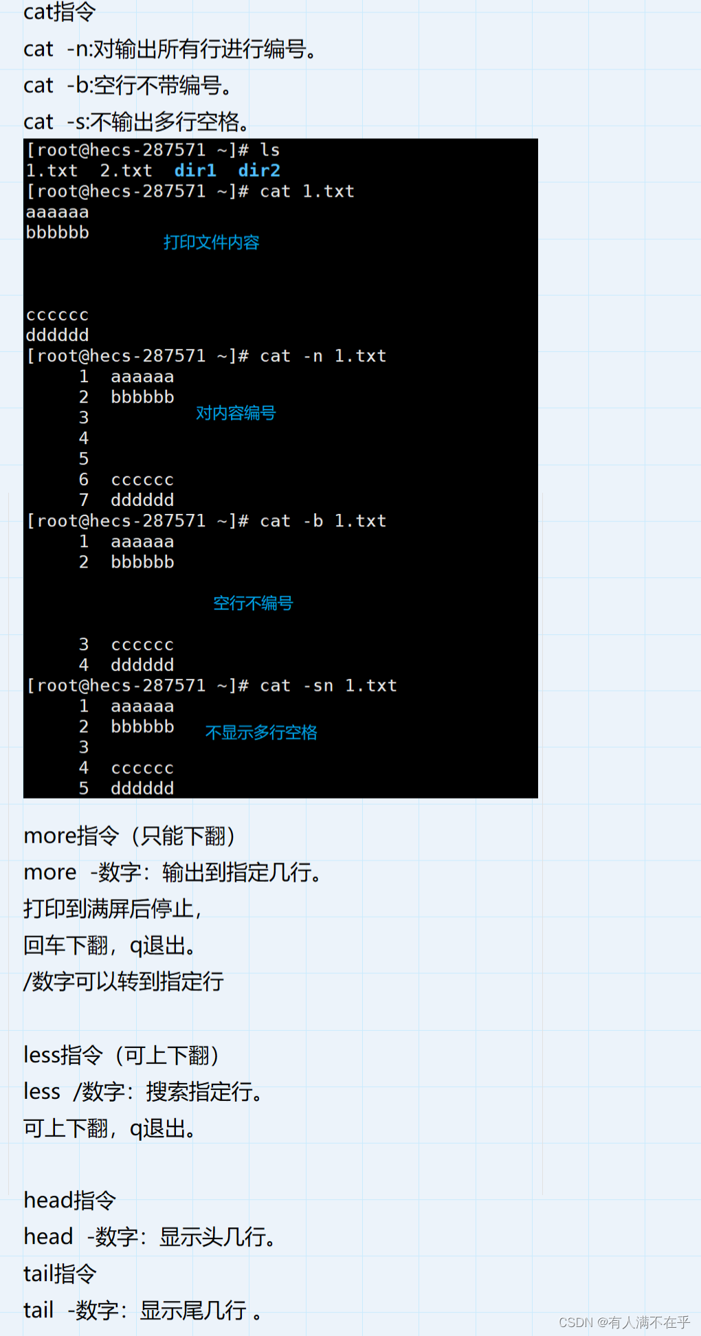 Linux(3linux基本指令2)linux Less 通配符 Csdn博客