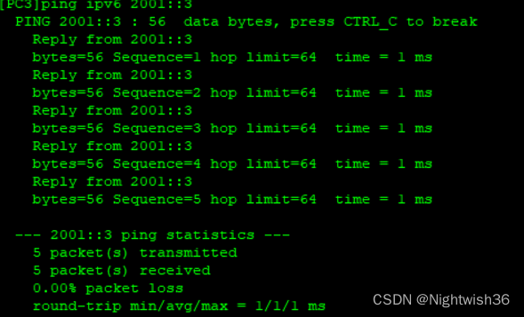 IPV6实验报告_ipv6测试报告-CSDN博客