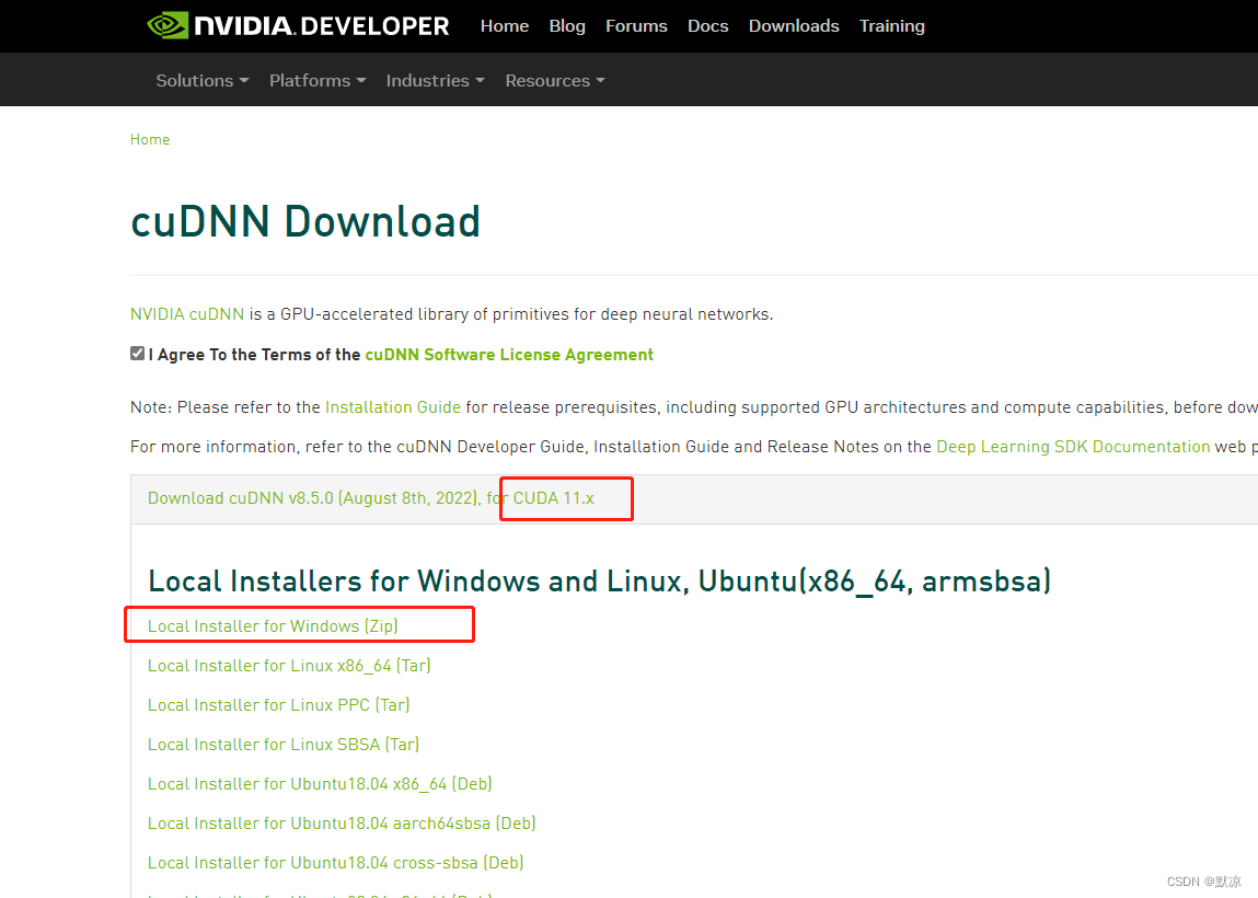 W10安装Cuda和cuDNN环境_安装cuda电脑重启-CSDN博客