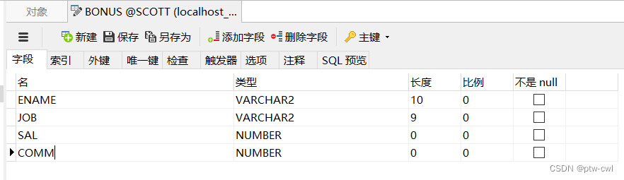 Oracle BOBUS表、DEPT表、EMP表、SALGRADE表的数据准备_oracle emp 数据-CSDN博客