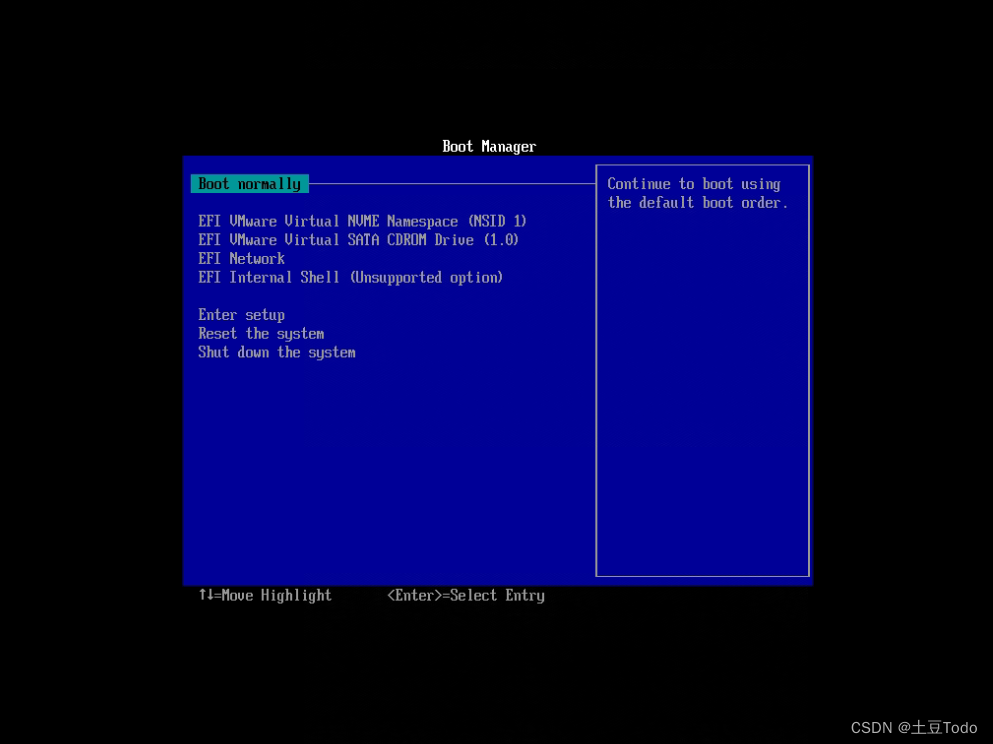 虚拟机安装win10时进入Boot Manager界面_虚拟机安装win10系统出现boot manager-CSDN博客