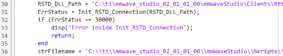 使用LUA脚本，通过Matlab控制mmWave Studio，一键实现DCA1000参数配置和雷达数据采集_mmwavestudio设置点云-CSDN博客