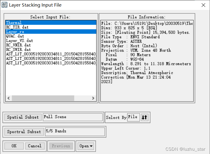 ASTER L1T数据的简单快速预处理_aster影像预处理-CSDN博客
