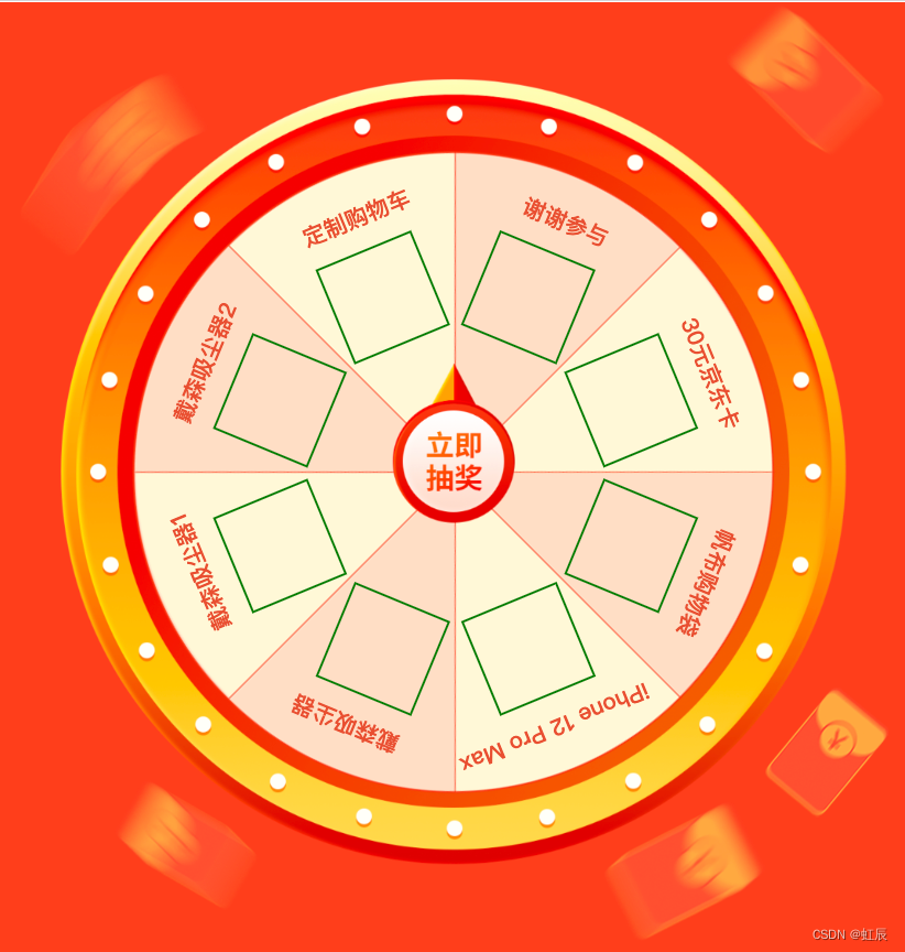 Vue2 大转盘抽奖vue2抽奖 Csdn博客