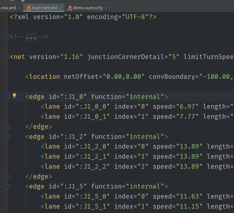 Sumo学习记录1——单车辆仿真_sumo交通仿真-CSDN博客