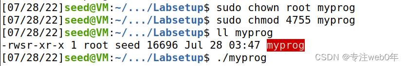 Environment_Variable_and_SetUID_seed 的root密码-CSDN博客
