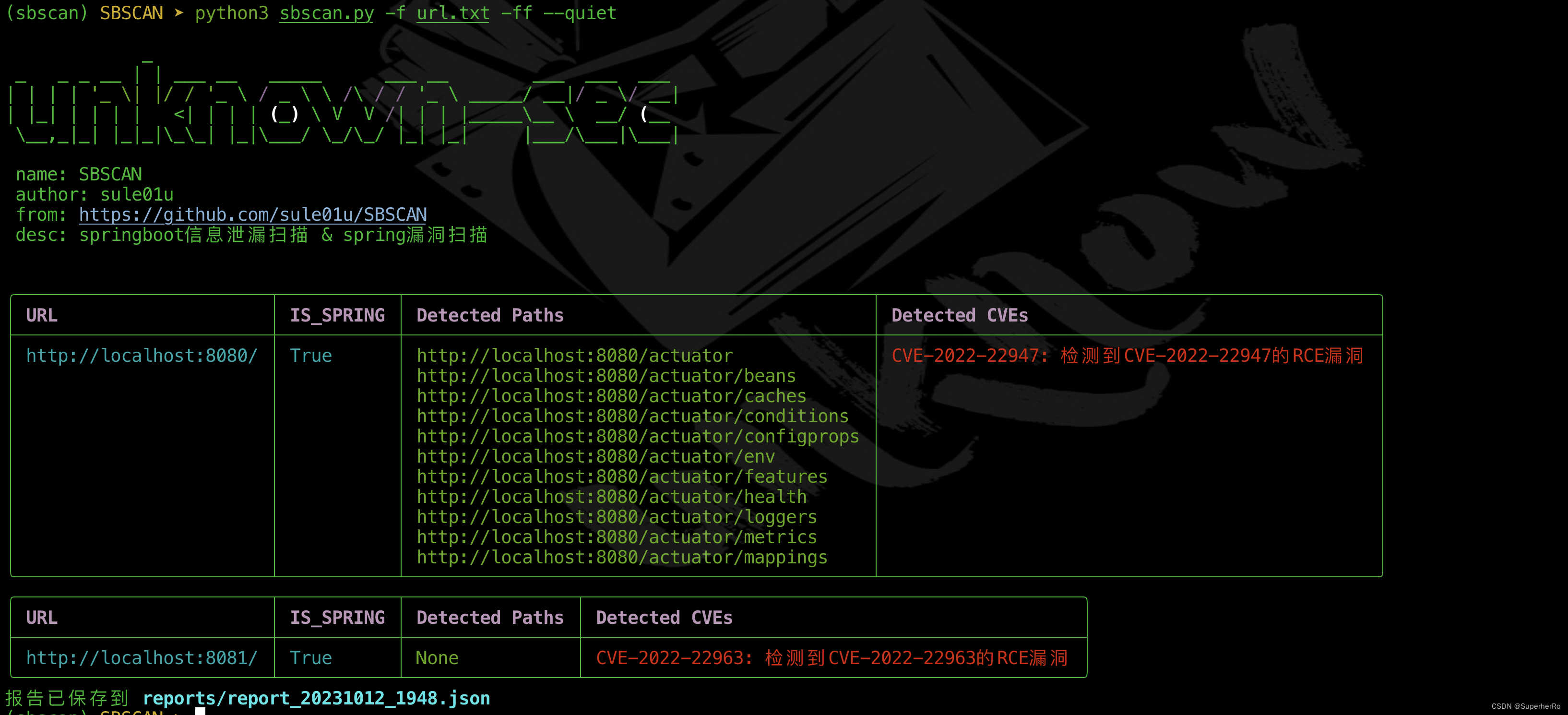 spring综合性利用工具-SBSCAN(三)_sbscan工具安装-CSDN博客