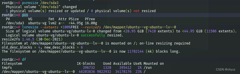 PVE中ubuntu扩充lvm存储_pve中给ubuntu扩容-CSDN博客