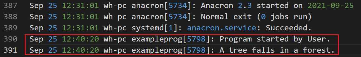 VSCode查看Linux syslog日志_vscode log-CSDN博客