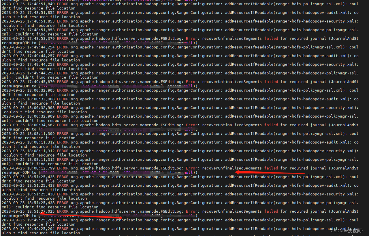 HDFS HA 模式namenode1无法启动，JournalNode报错_ha启动集群没有namenode-CSDN博客