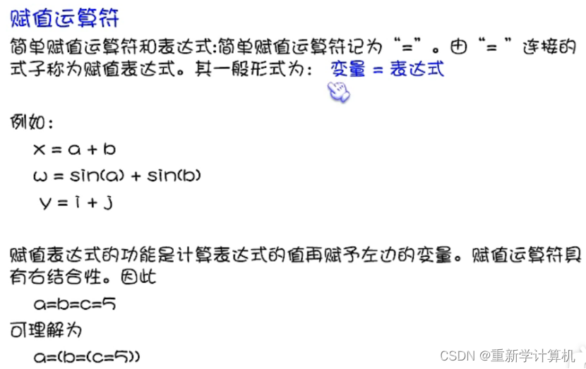 C语言笔记：第二章 数据类型、运算符与表达式实型常量和浮点型常量有什么区别 Csdn博客