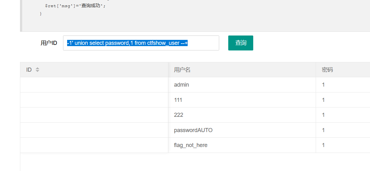 ctfshow web171-174_$sql = "select username,password from user where u-CSDN博客