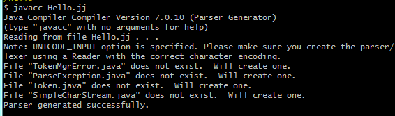 JAVACC使用总结（一）：基础入门-CSDN博客