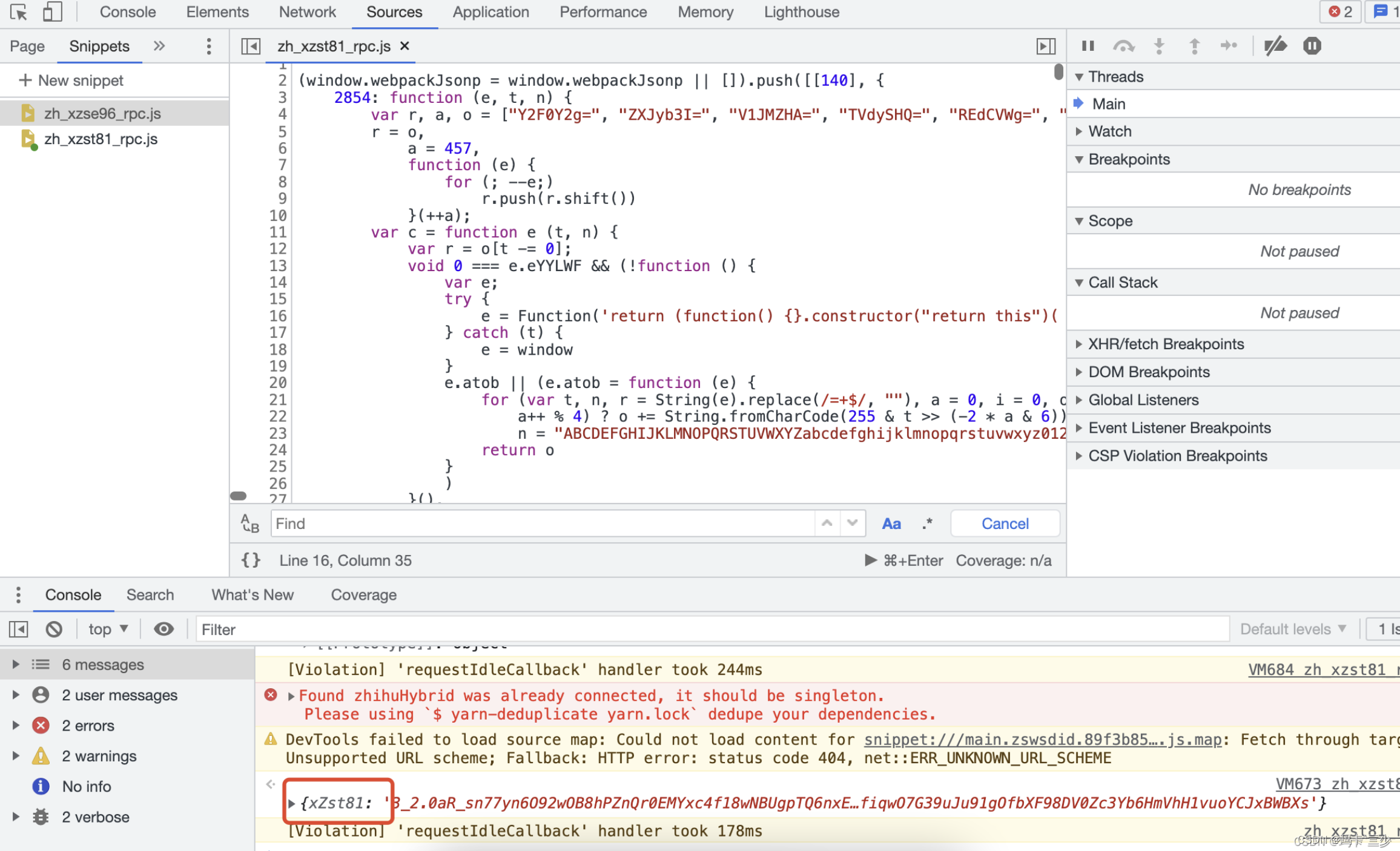 Python爬虫之Js逆向案例(8)-某乎x-zst-81之webpack-CSDN博客