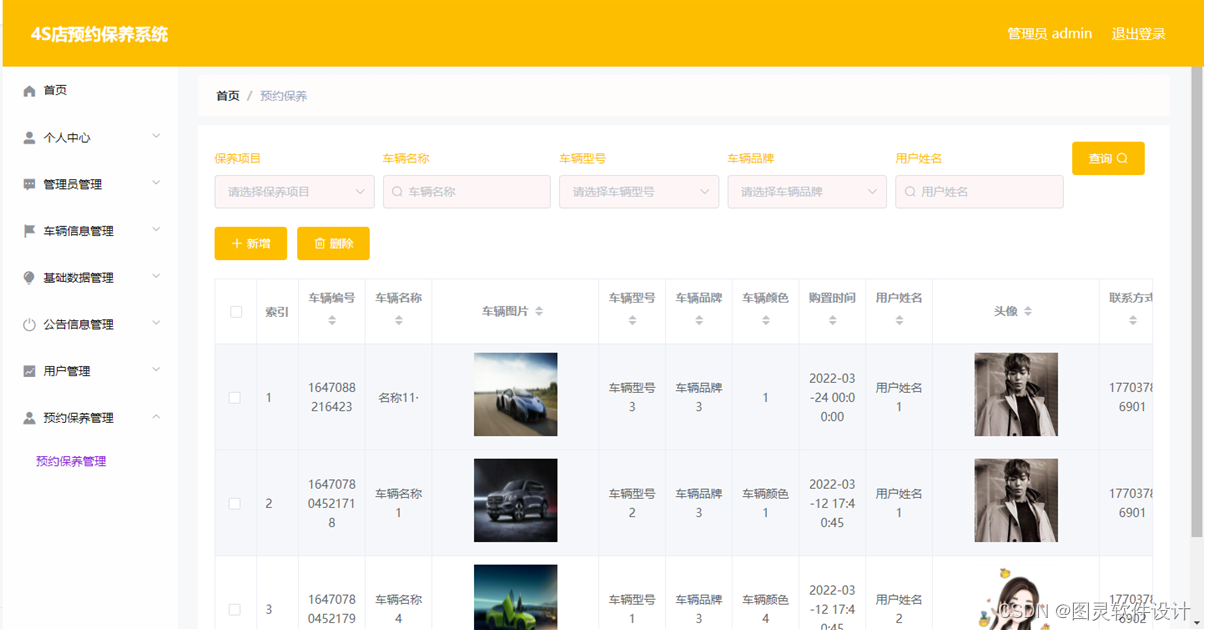 基于SSM框架的4S店预约保养系统开发-CSDN博客