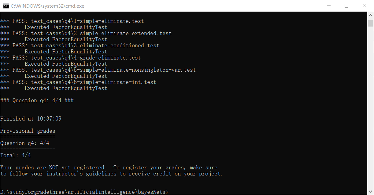 【人工智能】UC Berkeley 2021春季 CS188 Project 4:Inference in Bayes Nets贝叶斯网络中的推理_project 4: inference ...