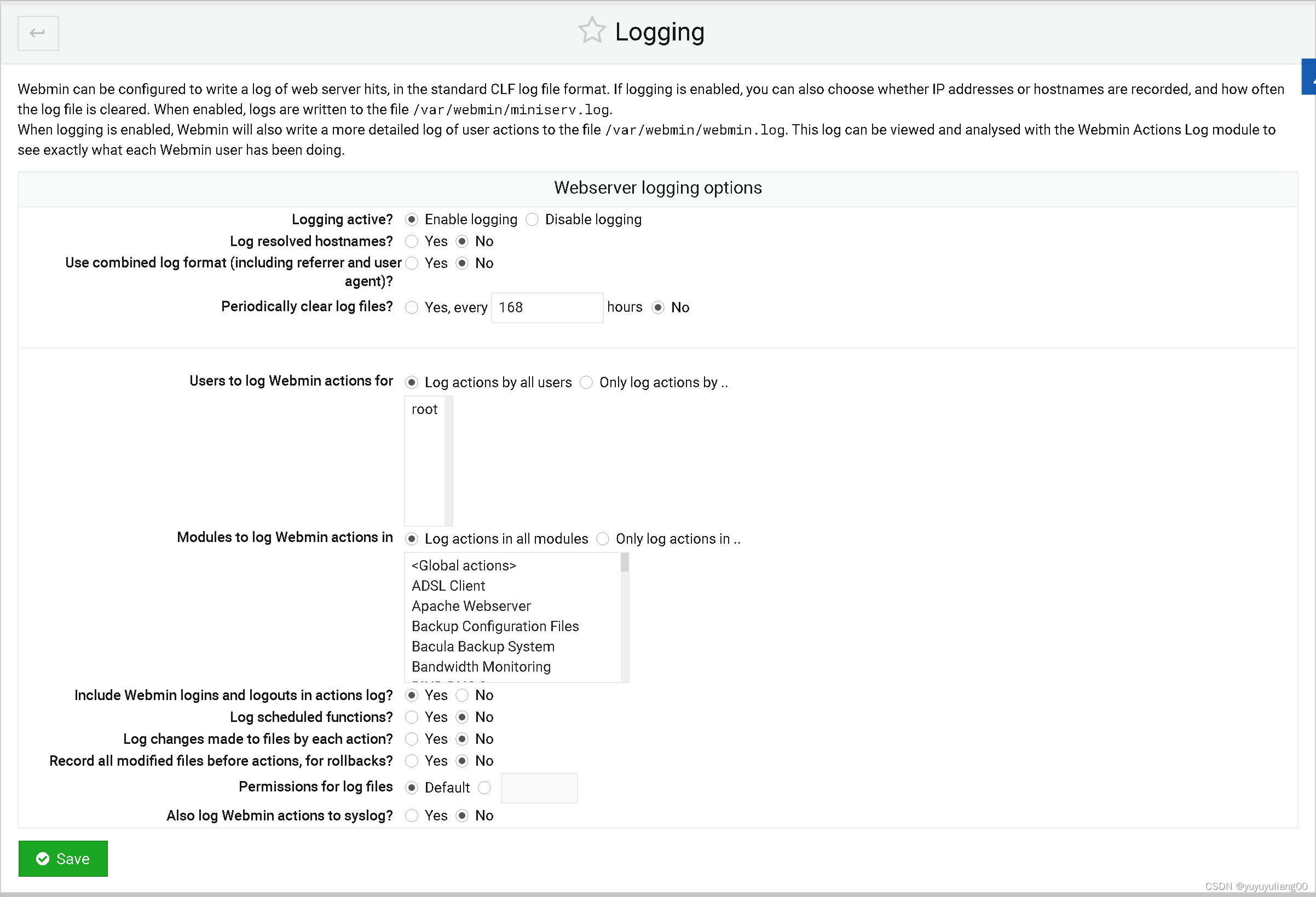 Webmin--Webmin Configuration模块-CSDN博客