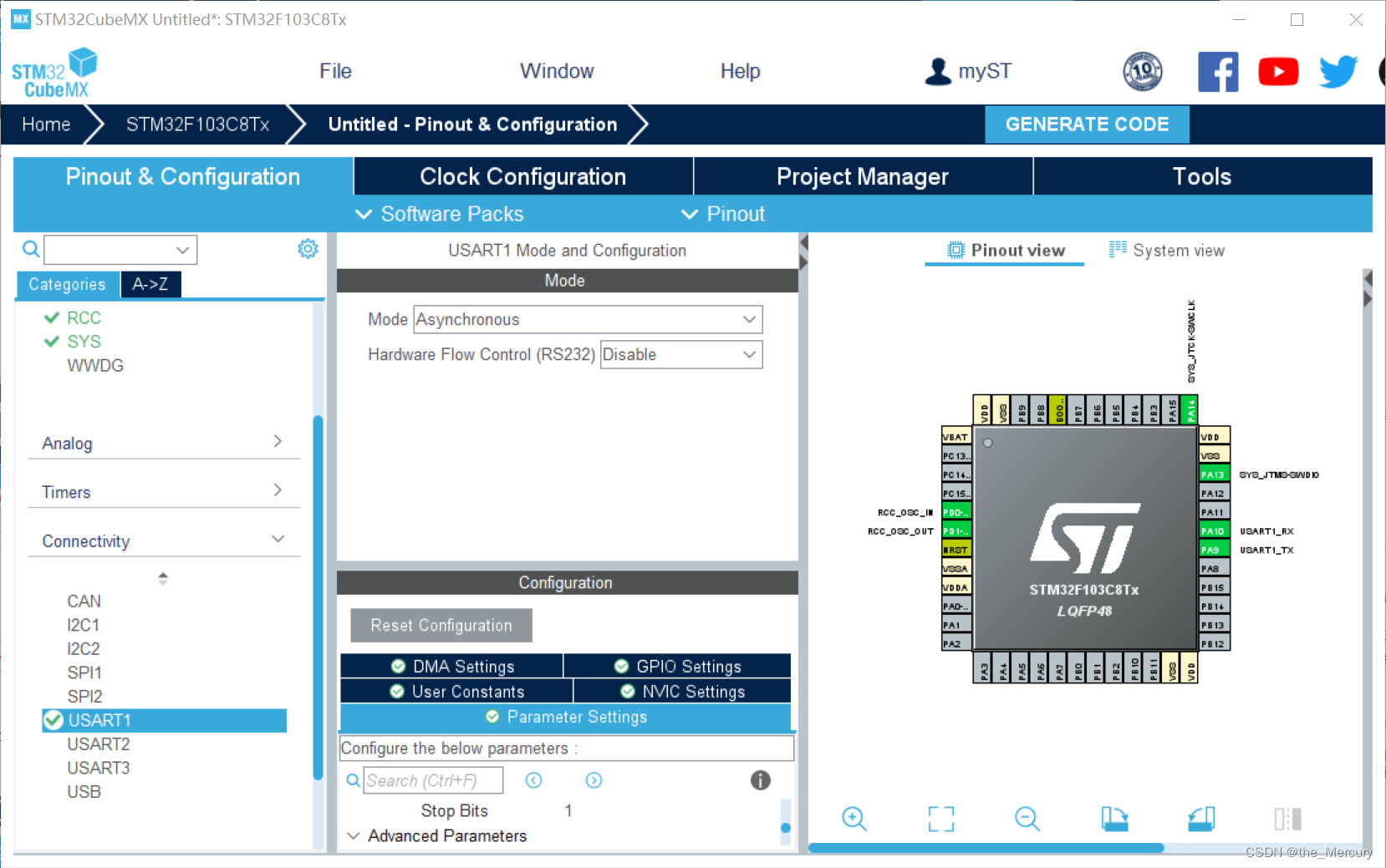 使用STM32F103c8t6完成基于IIC协议的AHT20温湿度传感器_stm32f103c8t6 aht20-CSDN博客