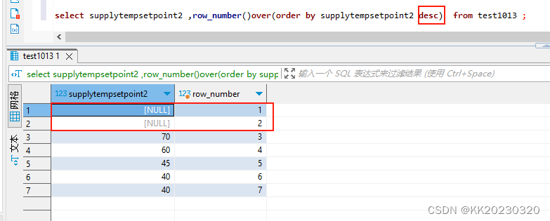Sql 中的排序函数rownumber 和denserank Rank 的区别？（以postgresql为例）pgsql Rownumber Csdn博客 