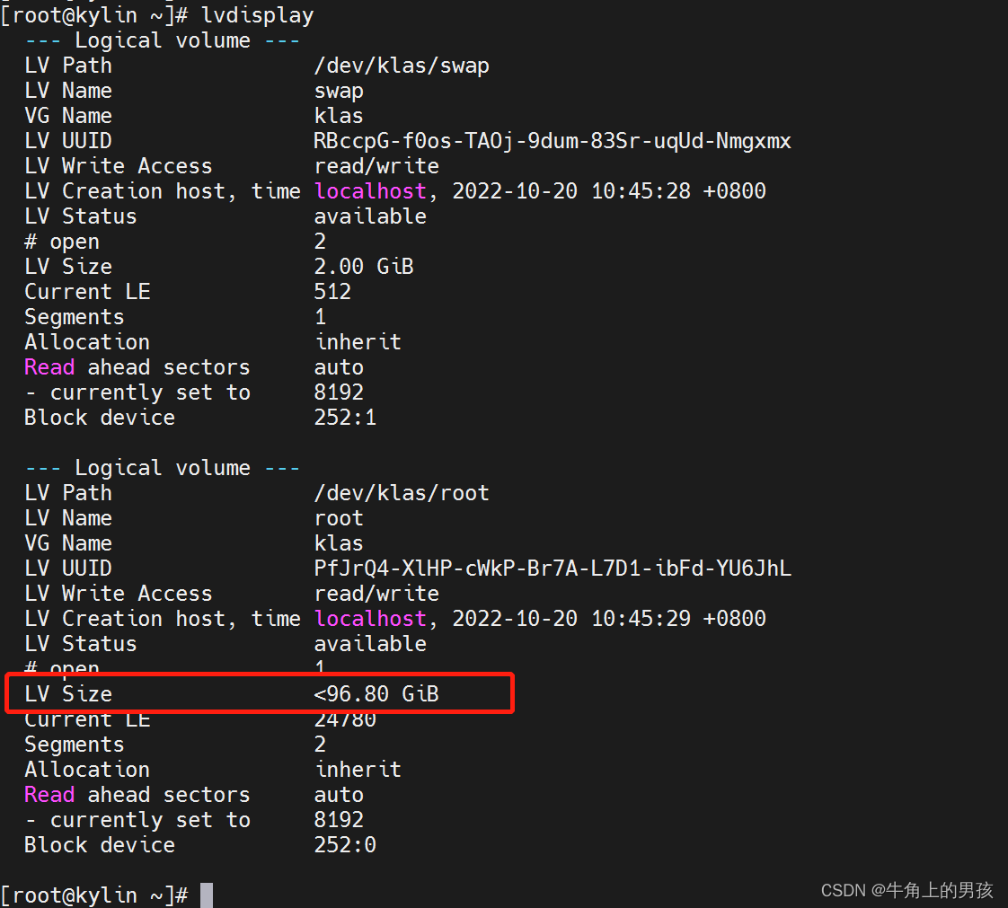 Kylin ext3/4 xfs手动扩容根分区_kylin-server-v10.gfb-release-2204-build03.arm64.is-CSDN博客