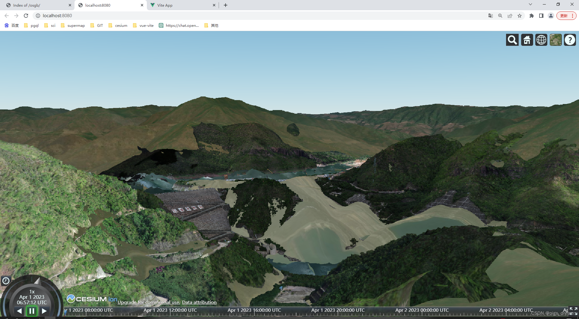 osgb在cesium展示简单实现，含webpack配置_cesium加载osgb-CSDN博客