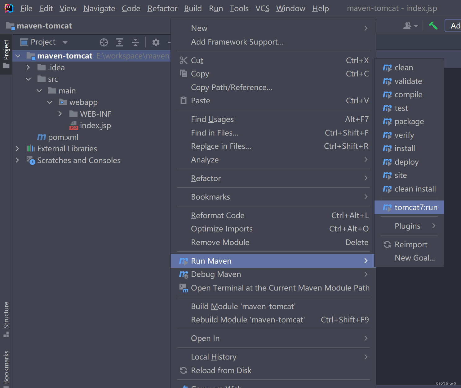 在maven中快速配置tomcat服务器_maven配置tomcat-CSDN博客