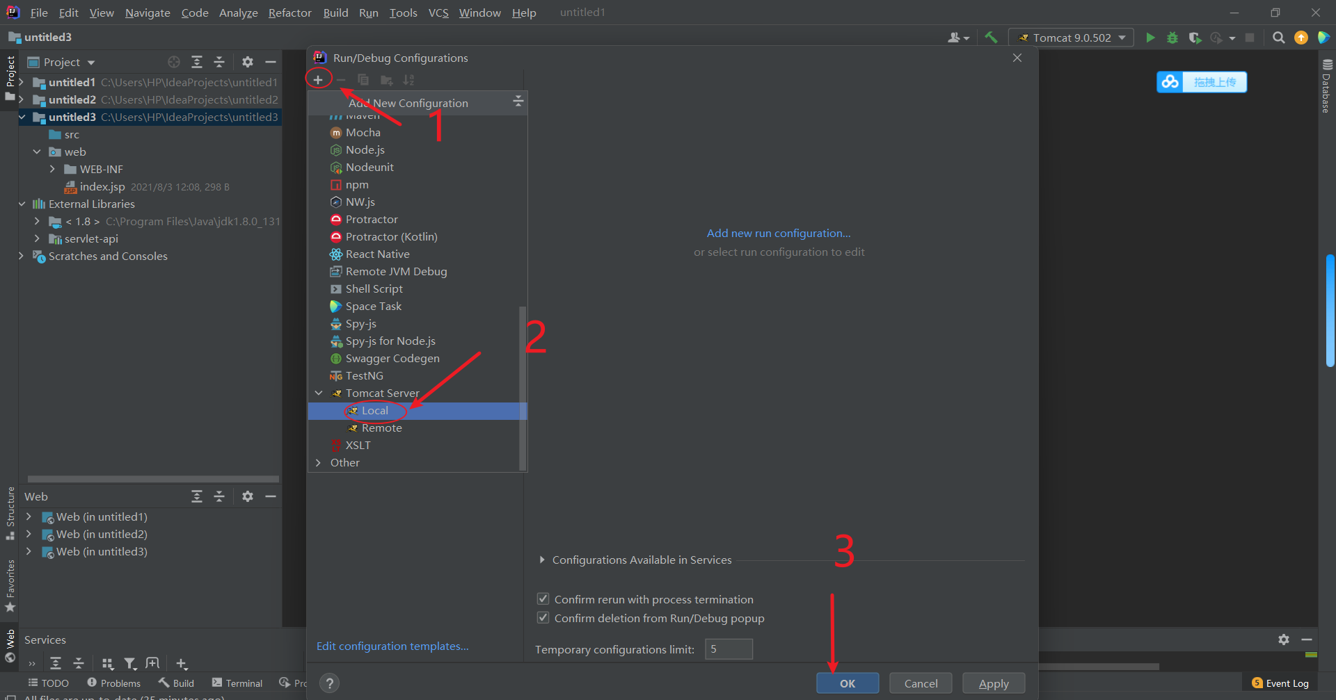IDEA2021.1创建Java web项目与集成Tomcat以及导入Servlet.jar包_idea怎么导入servlet的包-CSDN博客