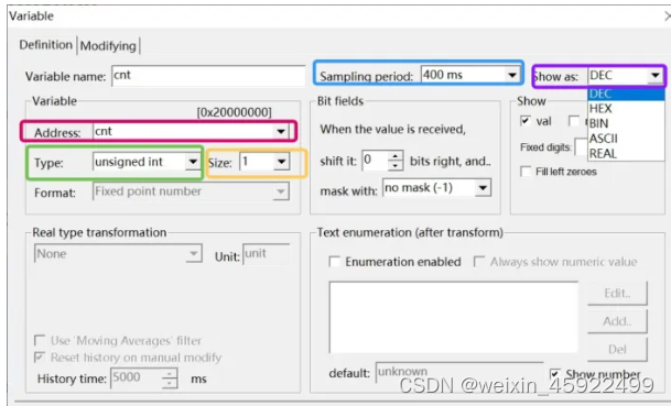 STM32使用FreeMASTER+J-LINK+.axf文件显示数据波形_keil freemaster-CSDN博客