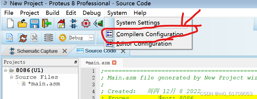 【利用proteus建立8086最小系统】MASM32的安装下载问题-CSDN博客
