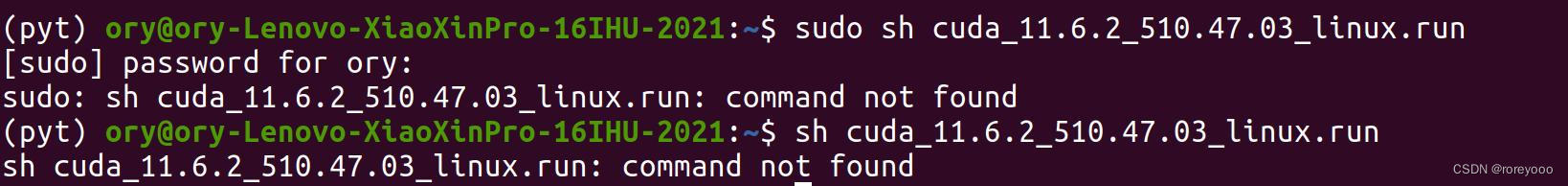 Ubuntu20 04 安装cuda11 6过程 Pytorch安装记录 Cuda 11 6 Unbantu Csdn博客