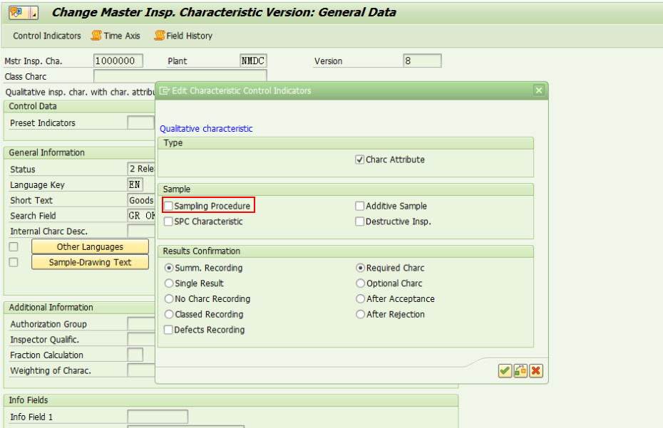 SAP QM初阶-执行事务代码QP02维护检验计划的时候不能为检验特性指派取样策略-CSDN博客