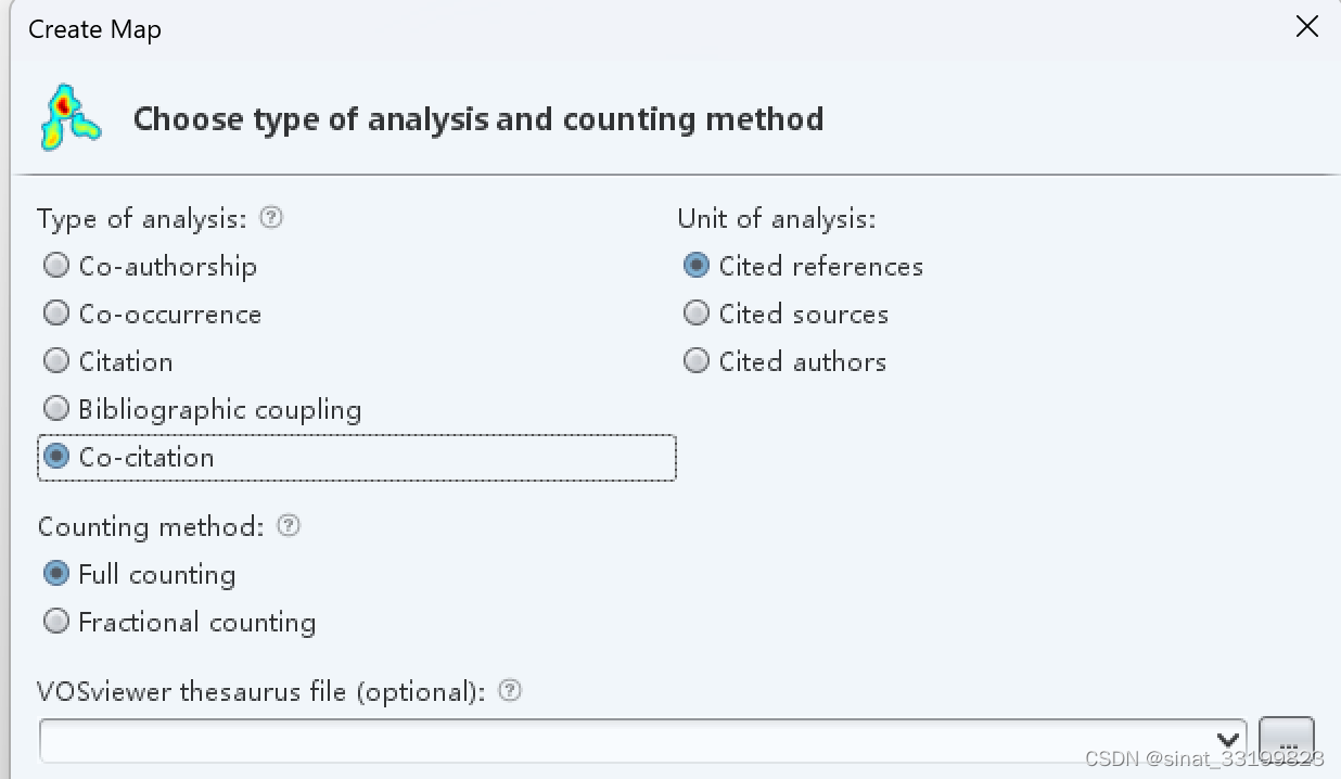 VOSViewer共引网络分析_vosviewer怎么导出聚类信息-CSDN博客