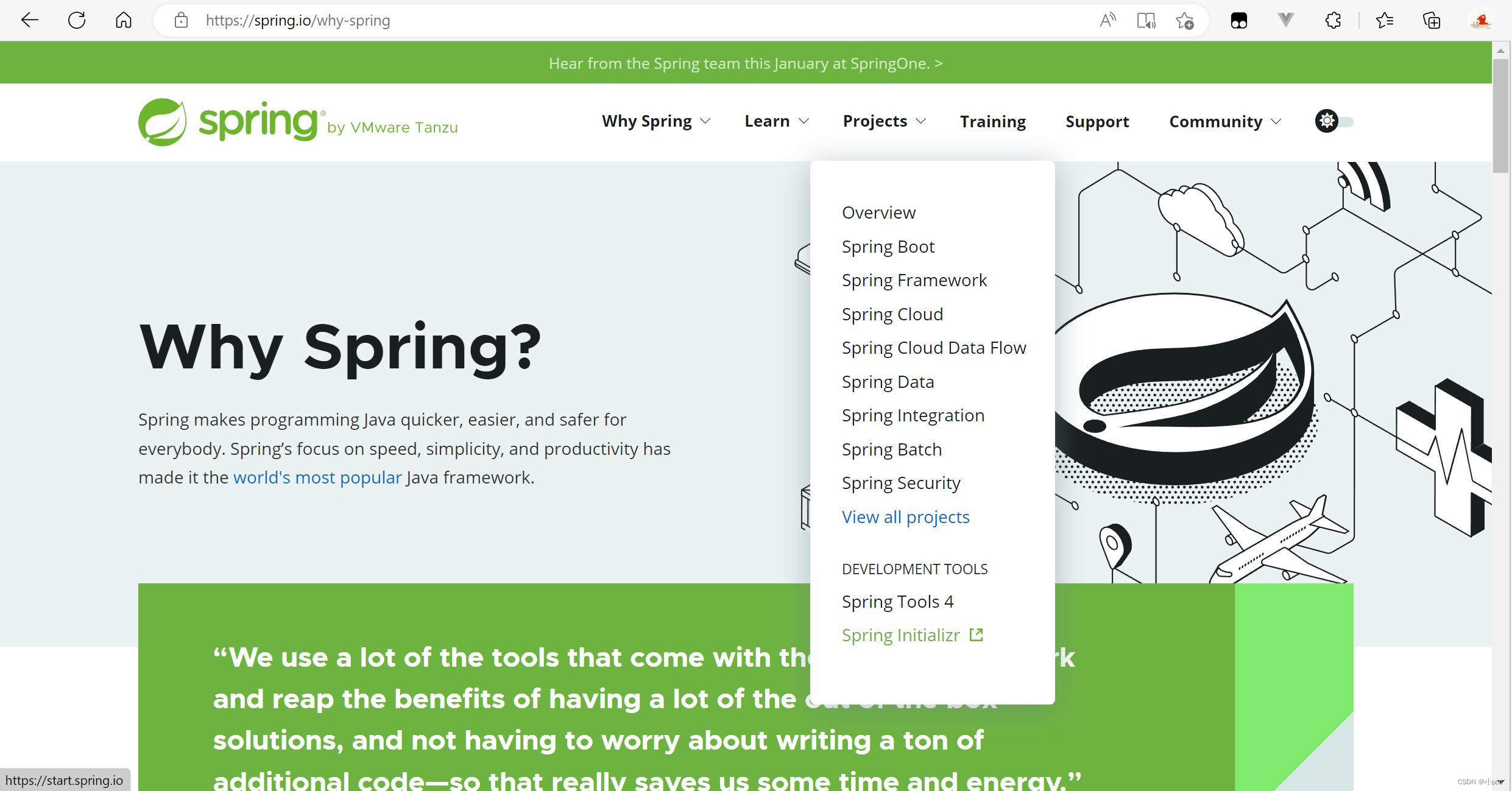 【web】使用spring的官方工具创建java的springboot项目 使用maven管理） Spring Boot 试用spring网站