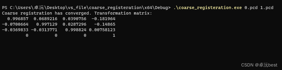 用FPFH提取点云特征进行配准-CSDN博客