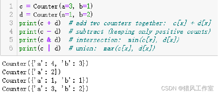 Python的计数器怎么用啊?counterpython中计数器的用法 Csdn博客