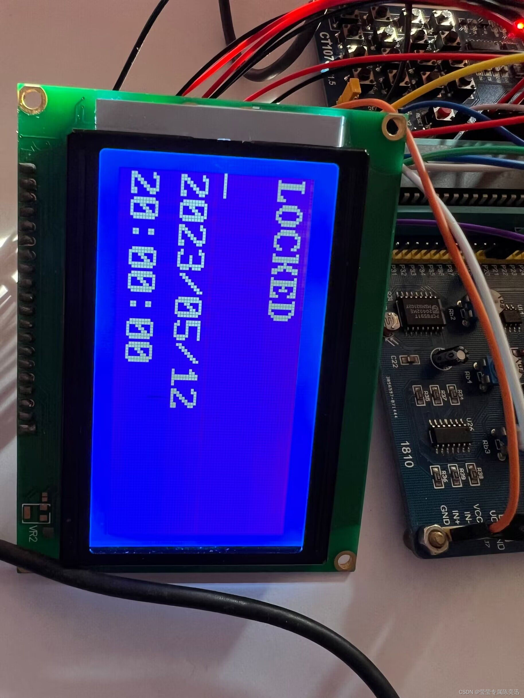 基于CT107S与LCD12864的多功能电子锁-CSDN博客
