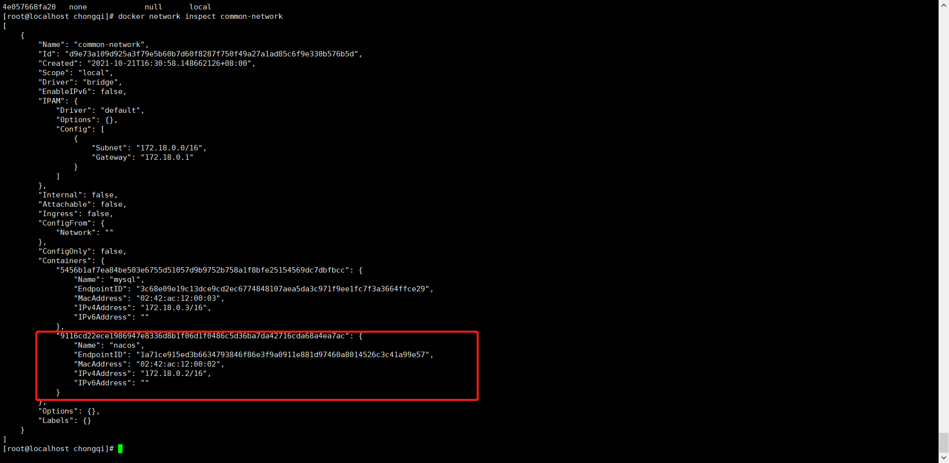 Linux：docker 安装nacos并配置数据库详细_linux nacos配置数据库信息-CSDN博客