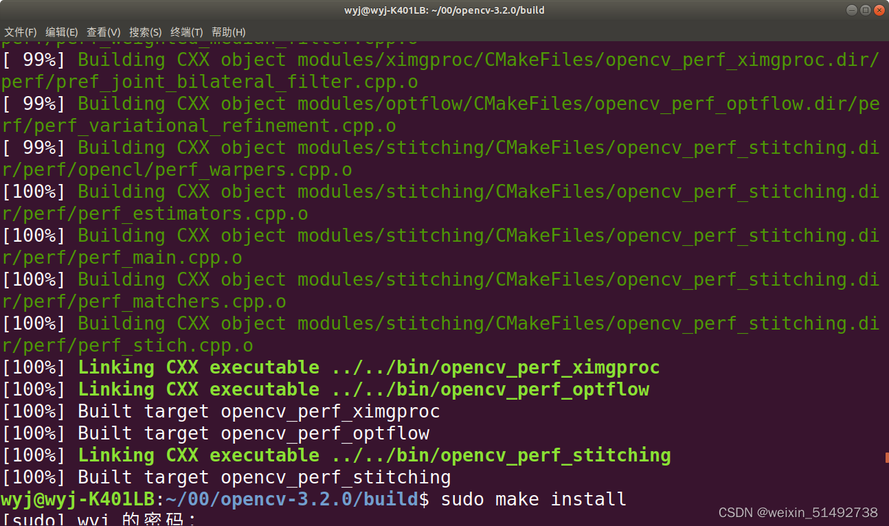 [原创]ubuntu18 04上安装opencv Contrib 3 2 0 成功经验分享，自己踩的坑也填过了。 Linux中配置opencv3 2 版本的dnn模块 Csdn博客