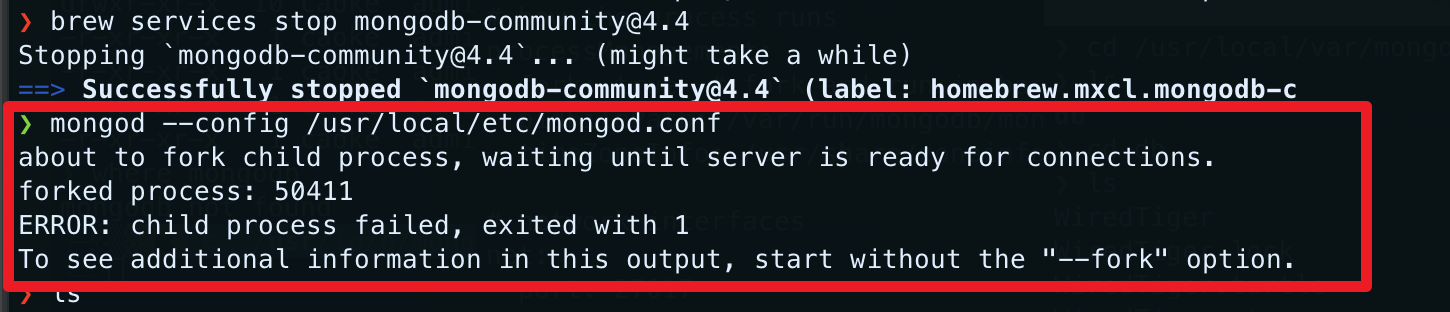 【已解决】Mongodb启动报错：about to fork child process, waiting until server is ready for connections.-CSDN博客