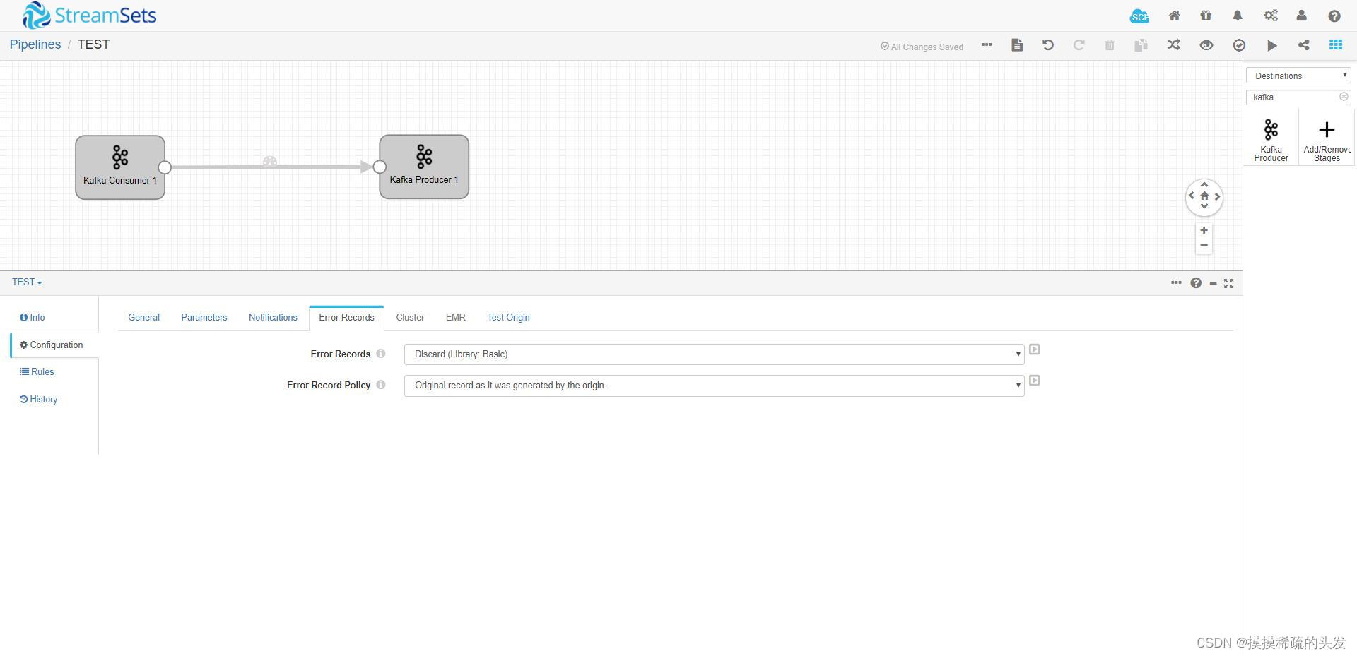 Streamset读取kafka数据写入kafka_streamsets kafka-CSDN博客