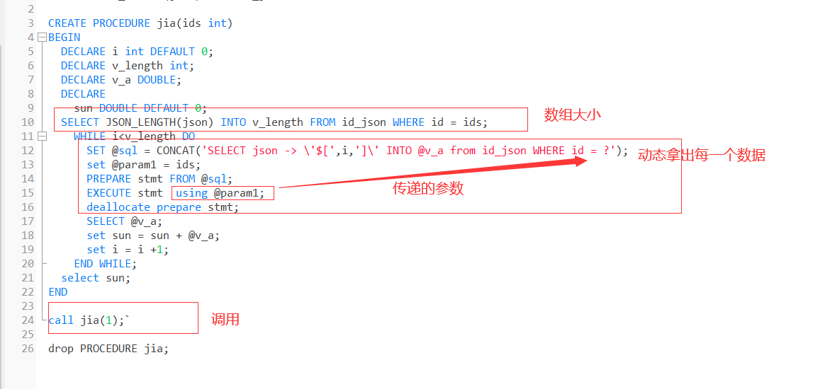 MySQL 循环遍历json数组相加_mysql json数组求和-CSDN博客
