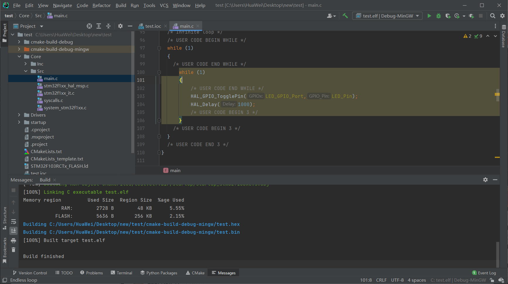 Clion2021的安装教程并基于Clion实现stm32点亮LED_clion2021使用教程_歪比巴不的博客-CSDN博客