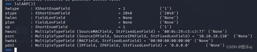 Scapy学习笔记之常见‘层’（Layer）的详解_scapy.layers.hid-CSDN博客