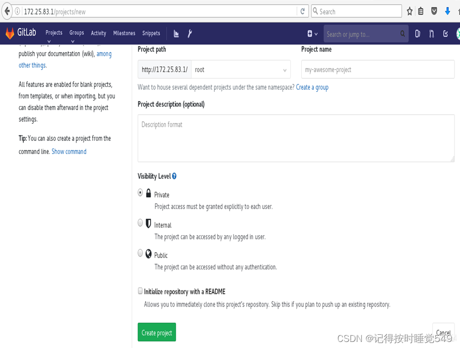 Gitlab操作手册 Gitlab使用手册 Csdn博客